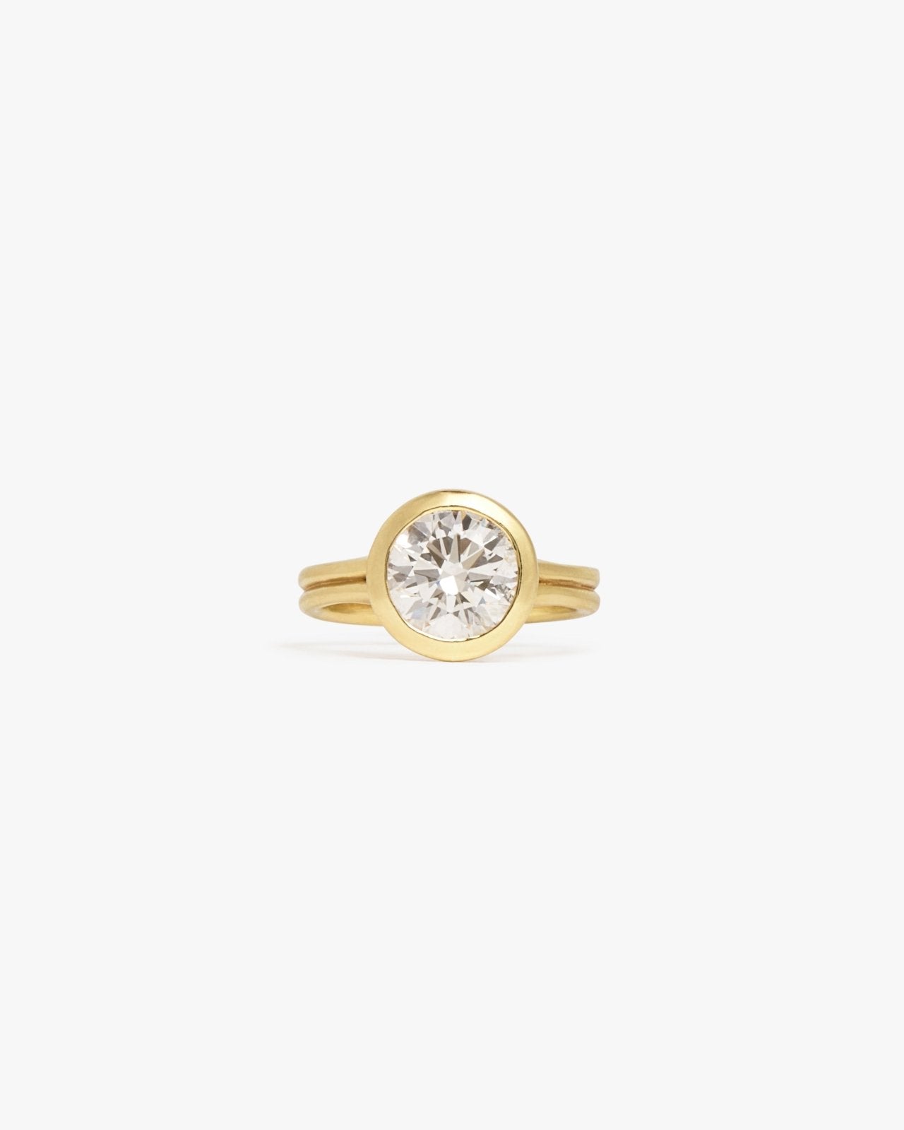 Full Stop Ring LIL Milan – 1.54ct diamond solitaire pinky ring